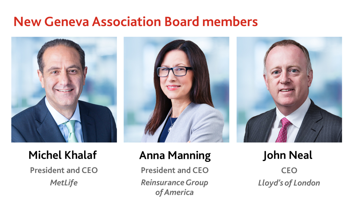 Geneva Association Board of Directors welcomes CEOs of MetLife ...